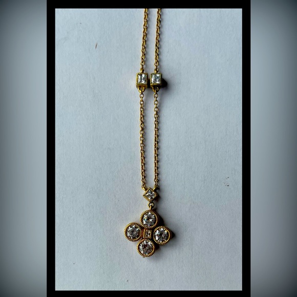 Freida Rothmore | Jewelry | Freida Rothman Clovercross Gold Plate Drop ...